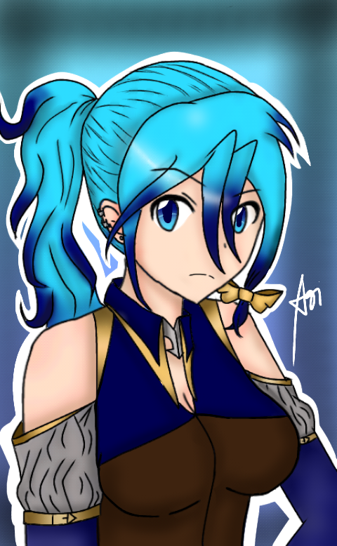 Aoi Crystal Haruku [OC] SPEEDPAINT - ibisPaint