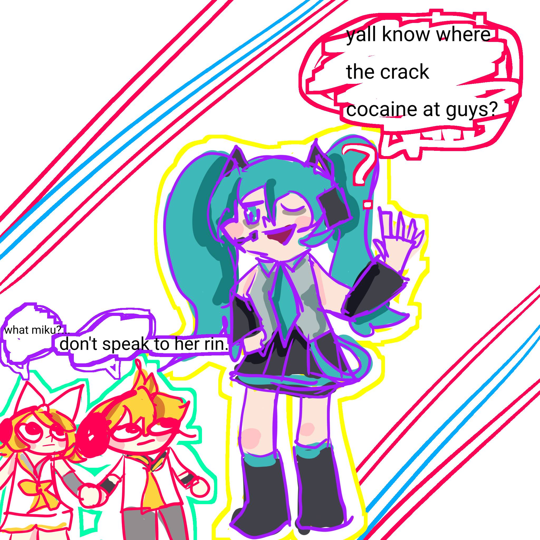 Miku does crack - ibisPaint