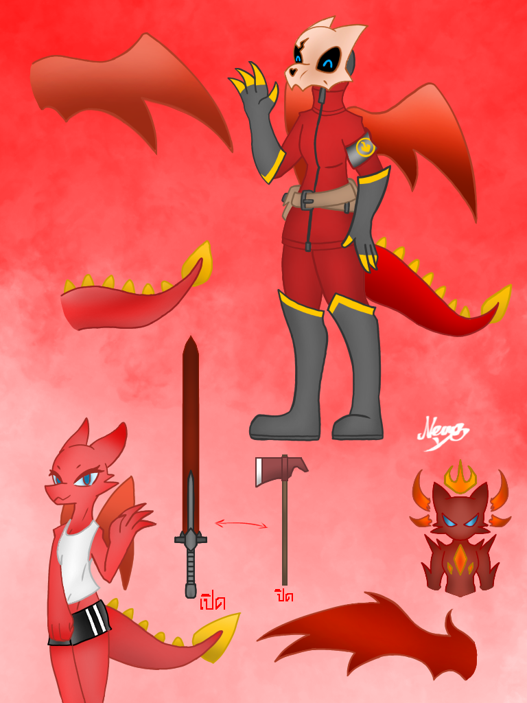 TF2 Pyro Girl Dragon - ibisPaint