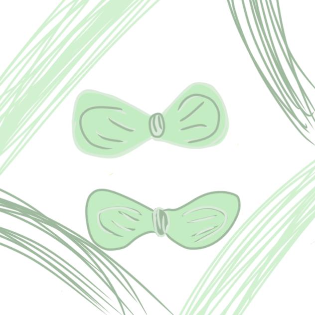 the two opposite bows - ibisPaint