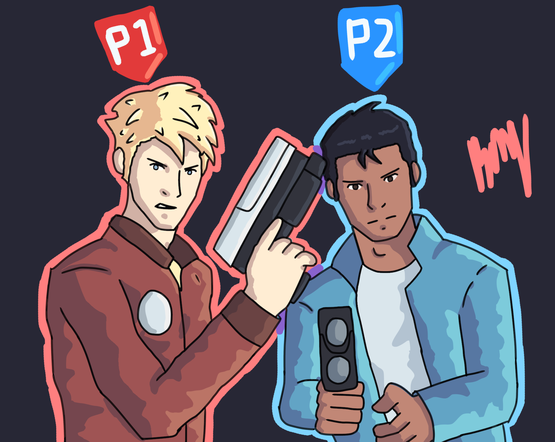 Keith and Robert(Time Crisis 2) - ibisPaint