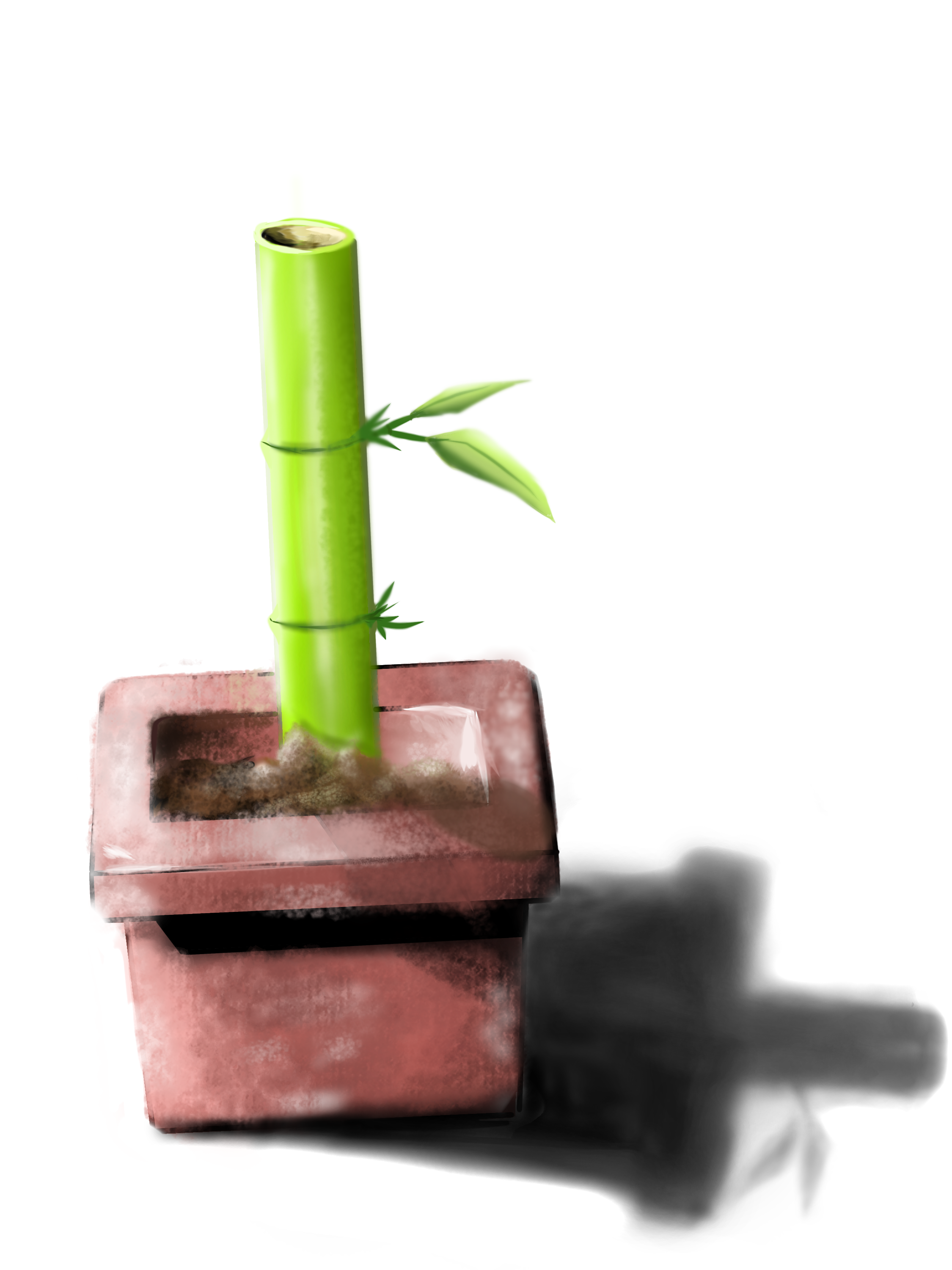 Minecraft bamboo - ibisPaint