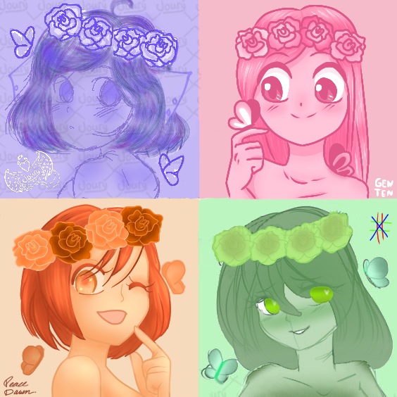 Colours Collab ( COMPLETED ) - ibisPaint