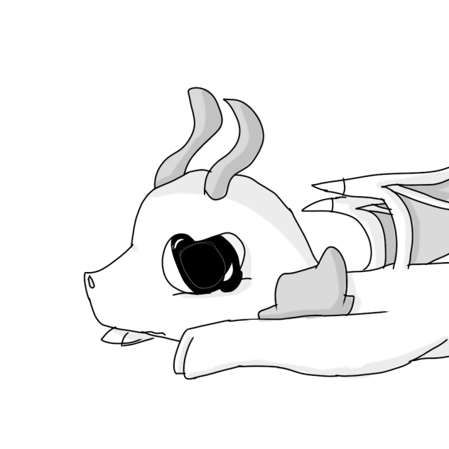 Sad Dragon - ibisPaint