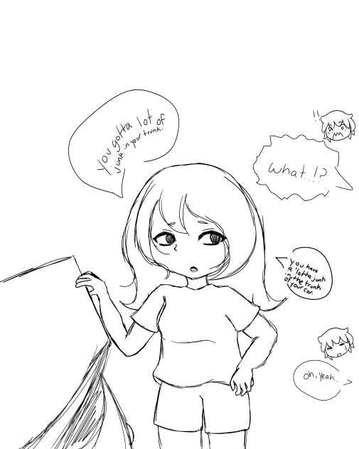 You got a lot of junk in your trunk. - ibisPaint