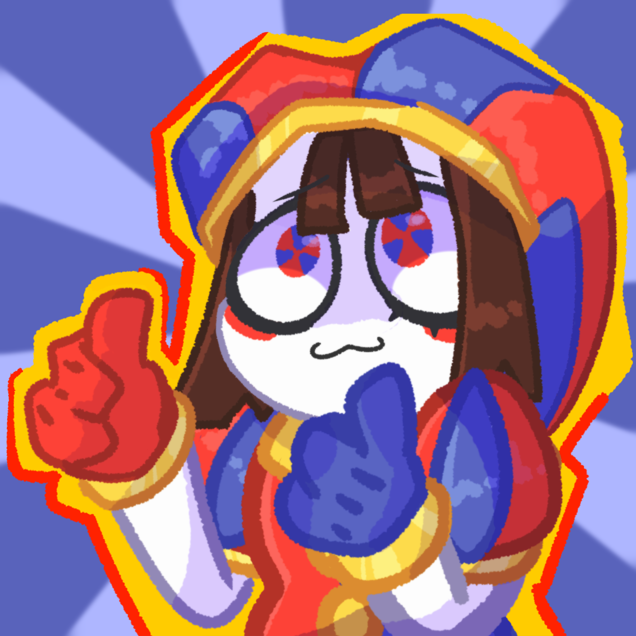 ️Pomni quick art💙 - ibisPaint