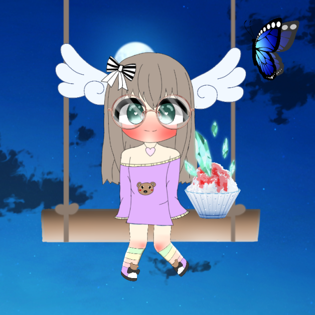 fluffy angel girl - ibisPaint