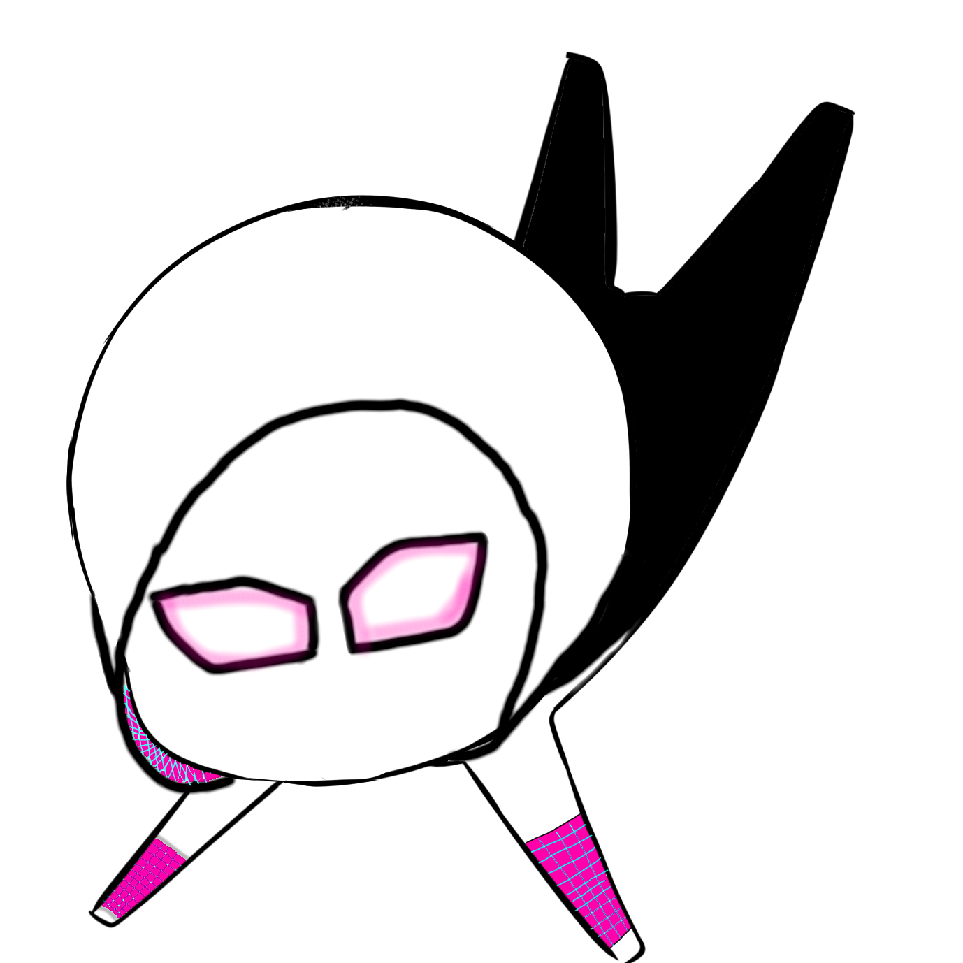 chibi ghost spider - ibisPaint