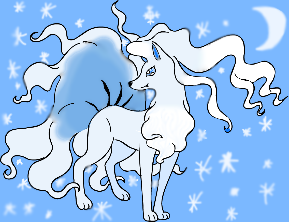 Alolan Ninetales - ibisPaint