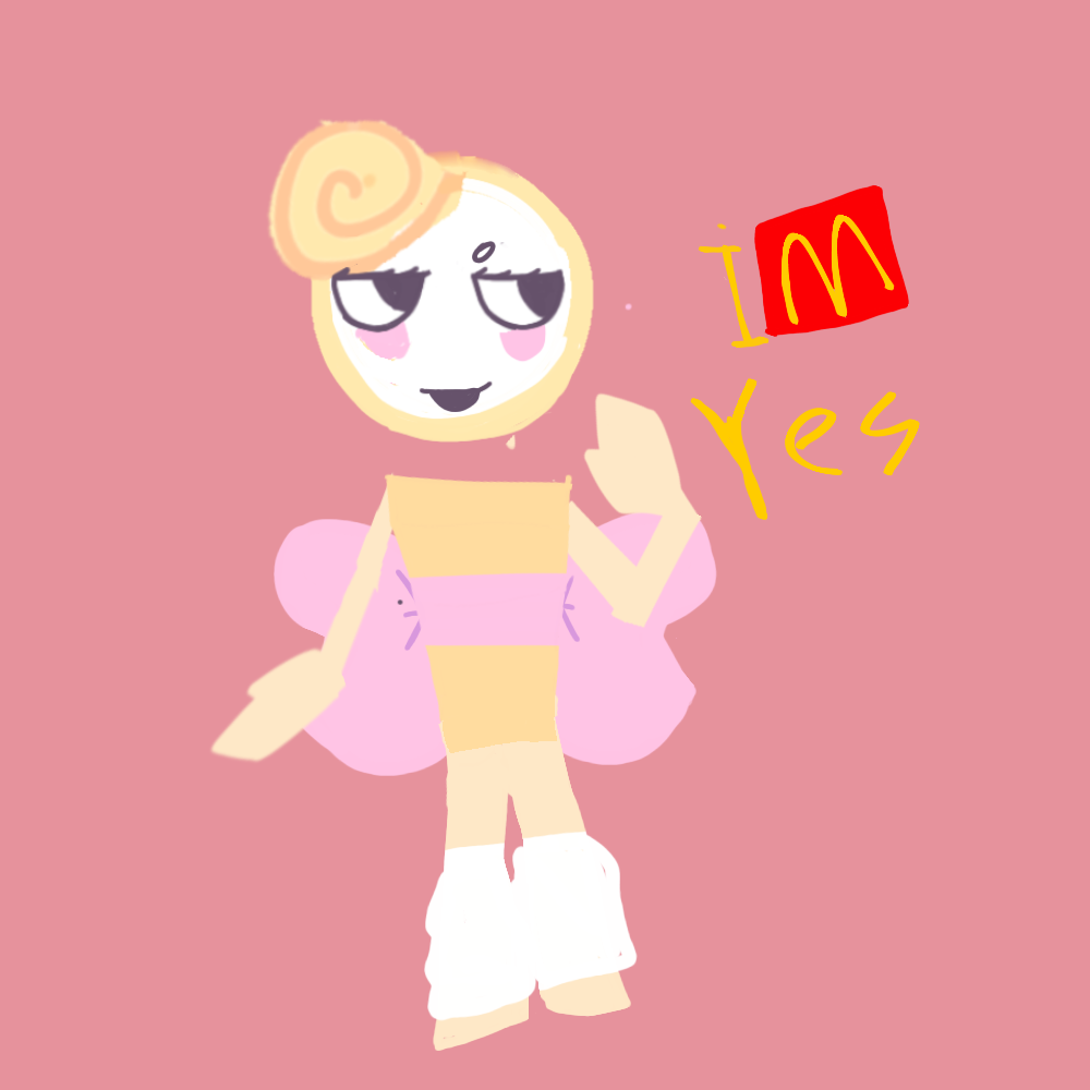 glisten being sponsored by McDonald's - ibisPaint
