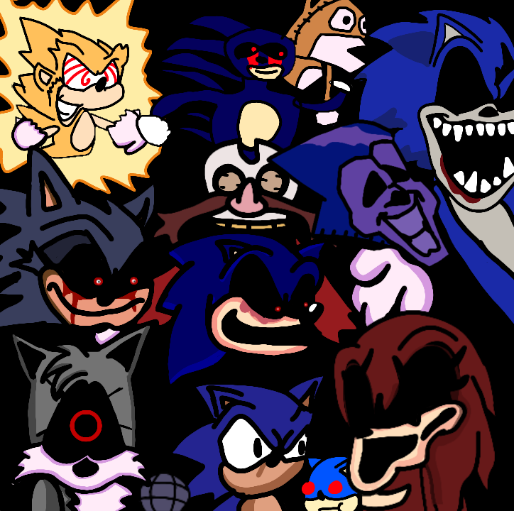 Sonic.exe fnf 2.0🥴👍 - ibisPaint