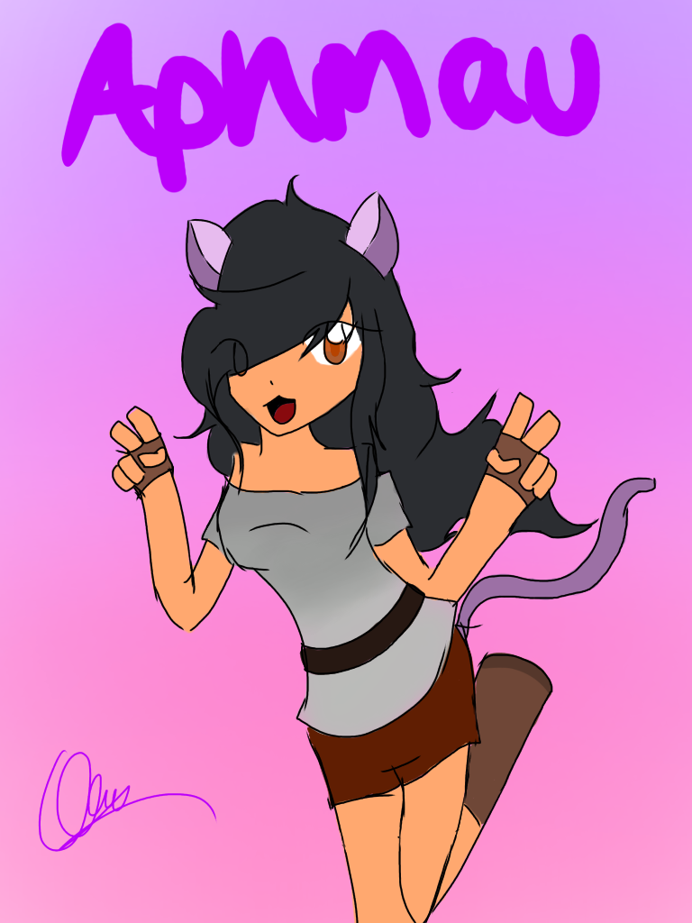 Aphmau Meif'wa (Speed Art) - ibisPaint