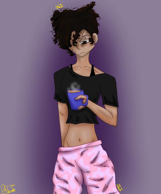 Pov, Waking up be like - ibisPaint