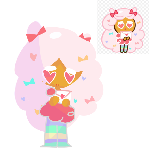 Cotton candy cookie - ibisPaint