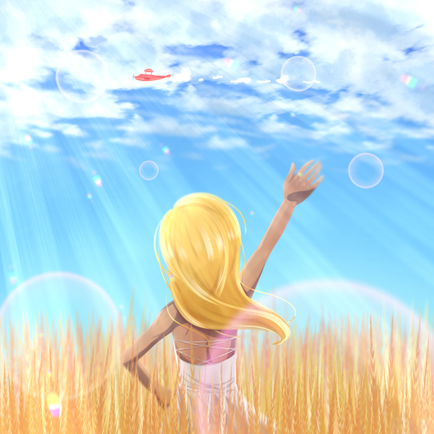 wheat field - ibisPaint