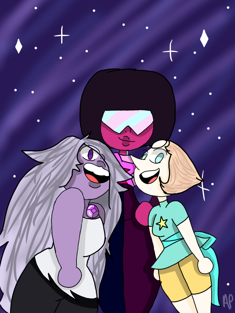The crystal gems screenshot - ibisPaint