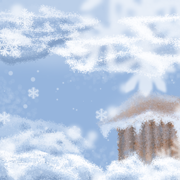 snow cabin 51 - ibisPaint
