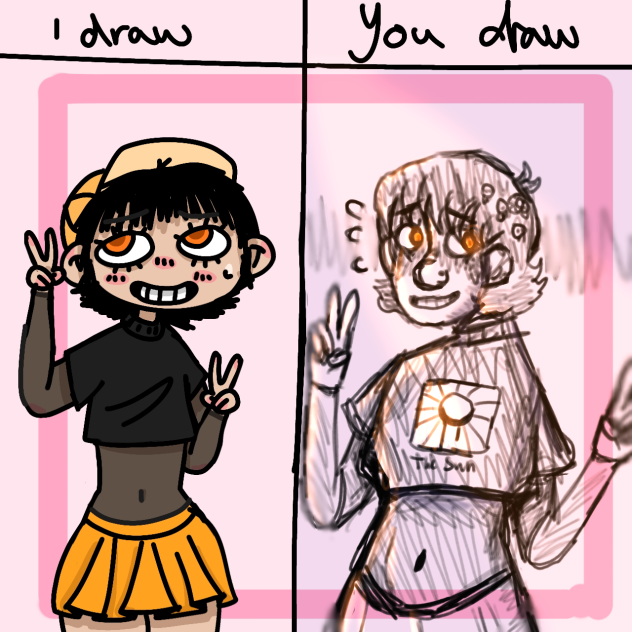 🖤🧡 I Draw, You Draw Entry 🧡🖤 - ibisPaint