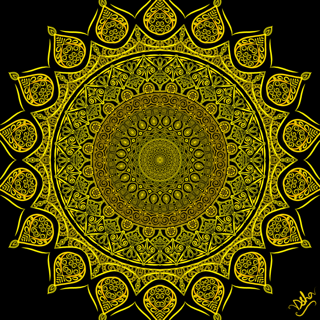 diya mandala - ibisPaint