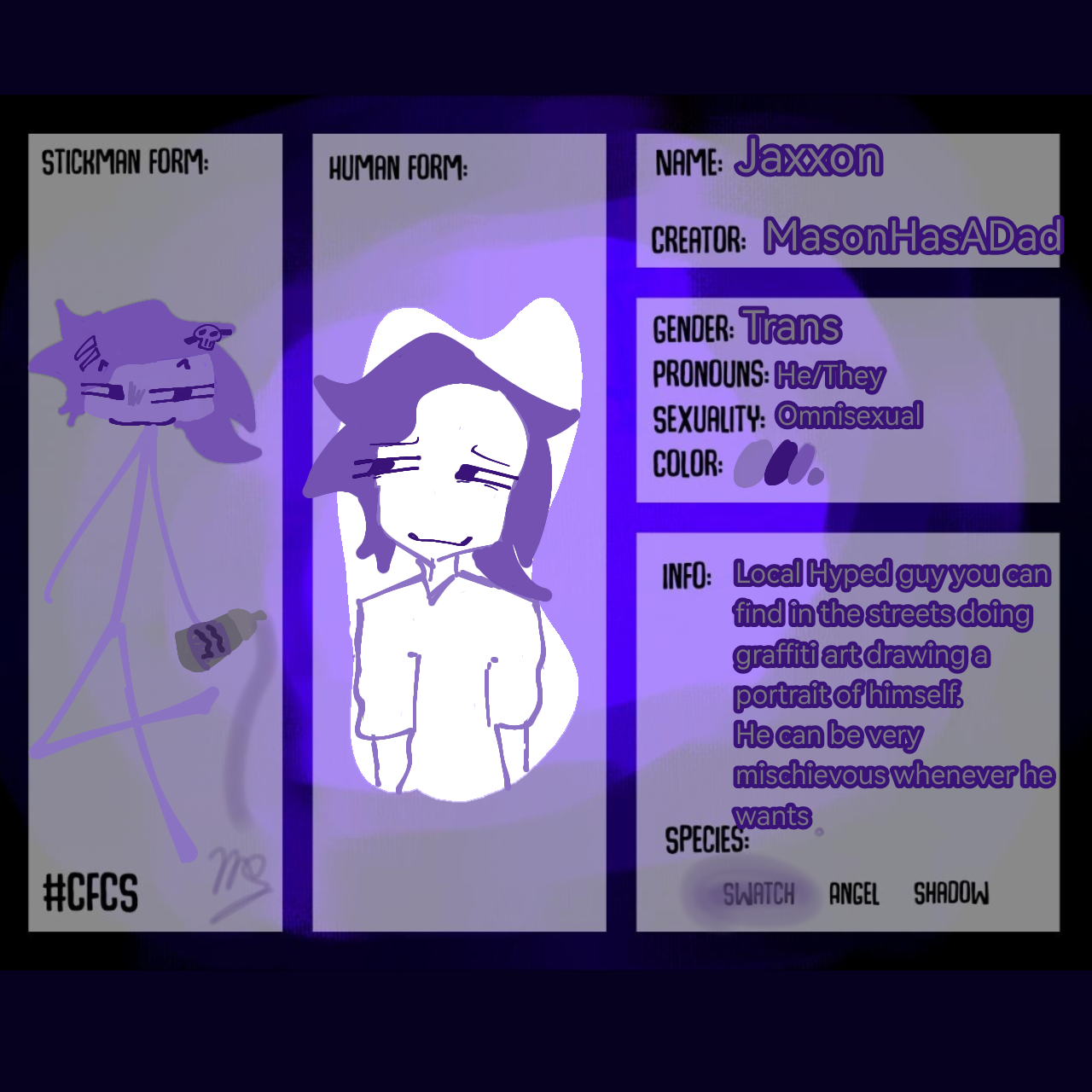 Character Sheet for Cold Front - ibisPaint