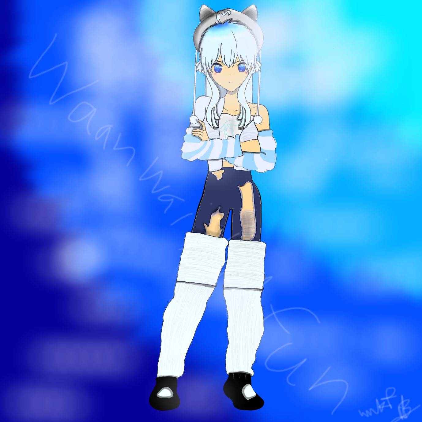 wai_solo roblox character (my sister) - ibisPaint