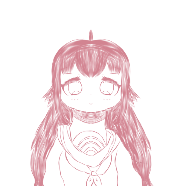 one color sketch challenge! - ibisPaint