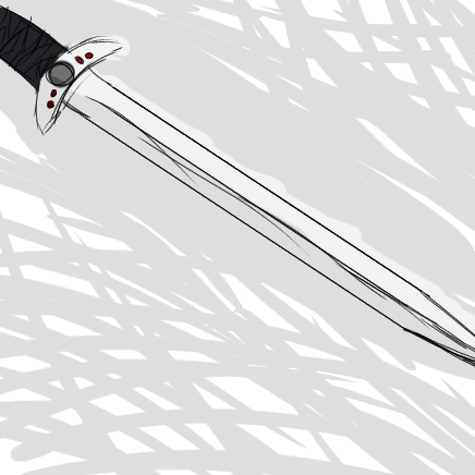 quick drawing of my OC's sword - ibisPaint