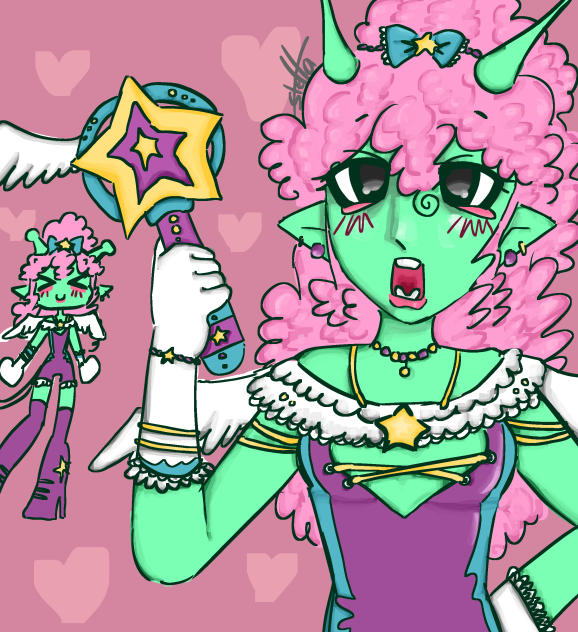 Magical girl sona - ibisPaint