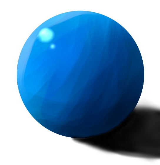 Esfera 3D medio - ibisPaint