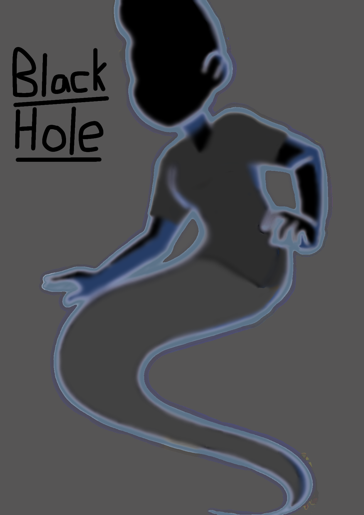 ⚫ Bfdi Black hole as human ⚫ - ibisPaint