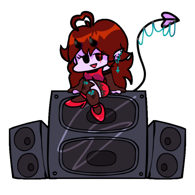 Demon Girlfriend sprite edit - ibisPaint