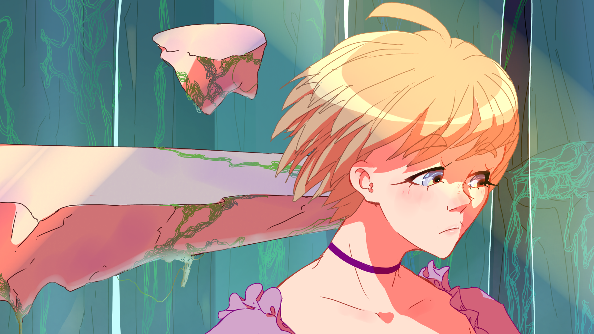 Cass sees flower ooh - ibisPaint