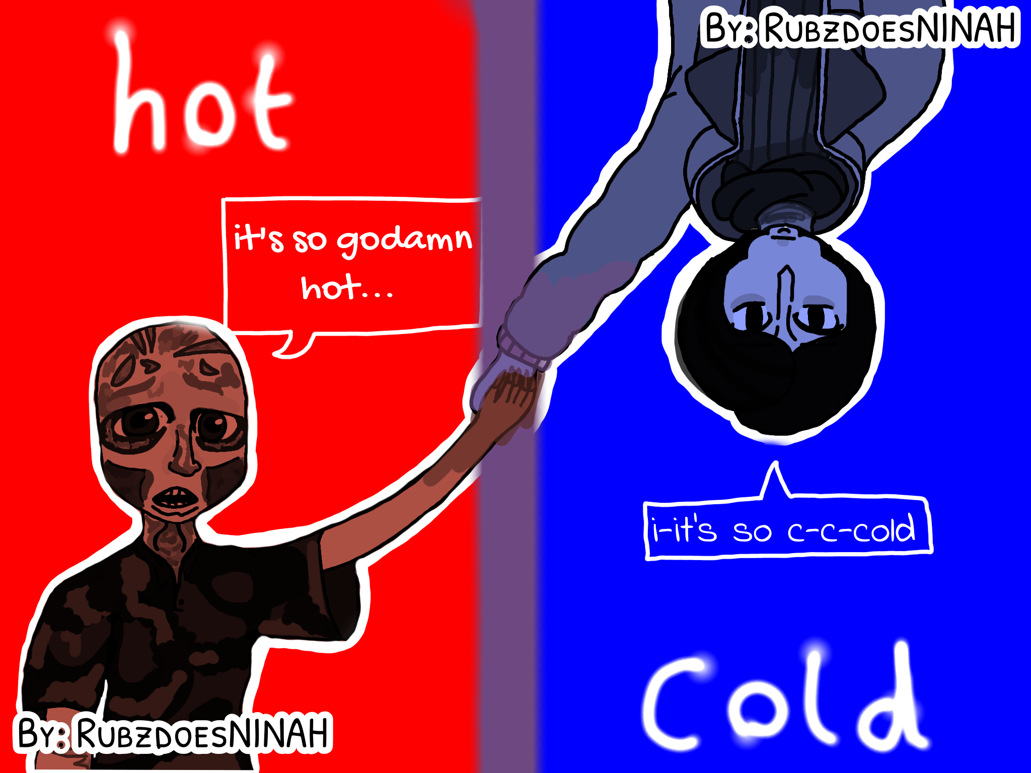 ★HOT N COLD★{ Fanart of B.F. and C.G. } - ibisPaint