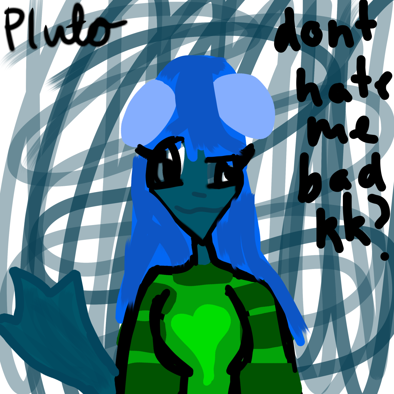 Pluto for a person that became my friend - ibisPaint