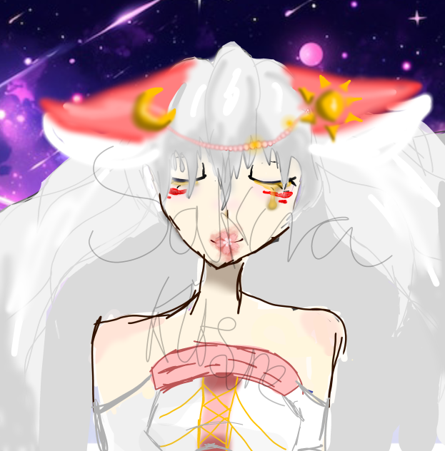 Sad kitsune lady - ibisPaint