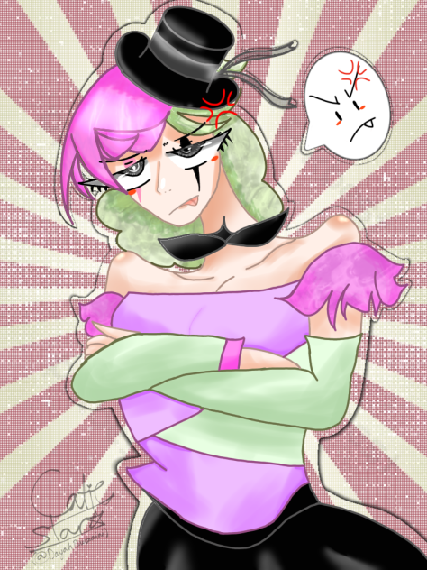 Upset Clown - ibisPaint