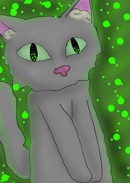 Radioactive Cat Neheheheh - ibisPaint