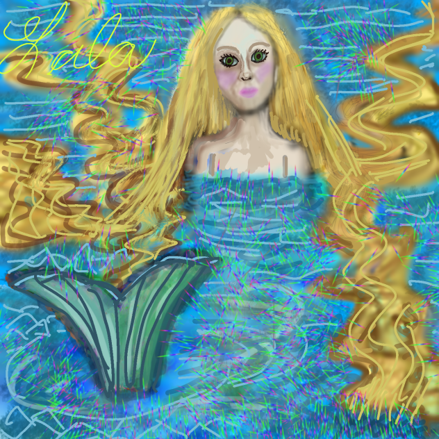 mermaid practice - ibisPaint