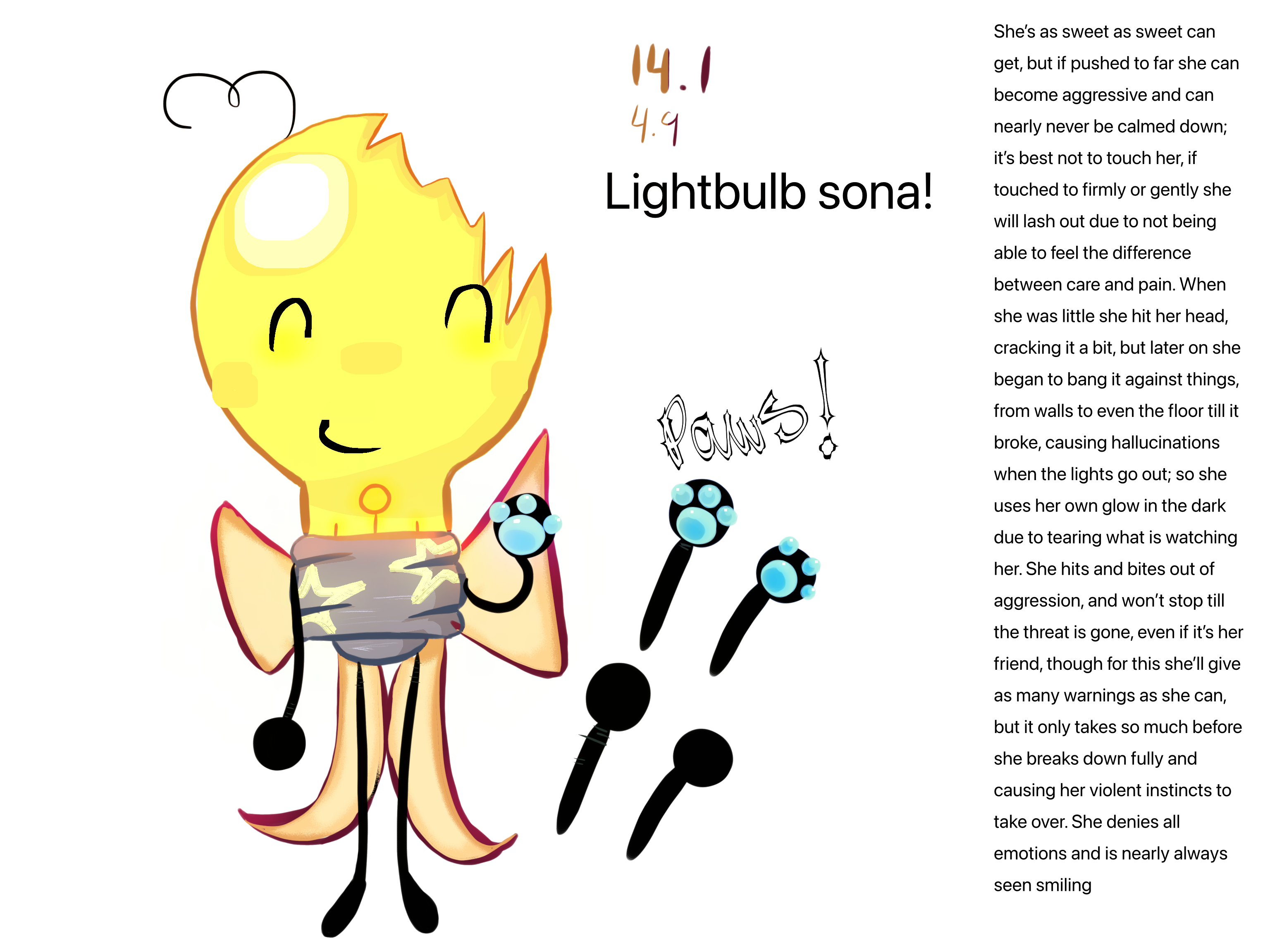 Lightbulb sona - ibisPaint