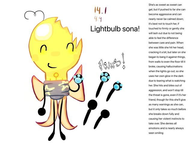 Lightbulb sona - ibisPaint