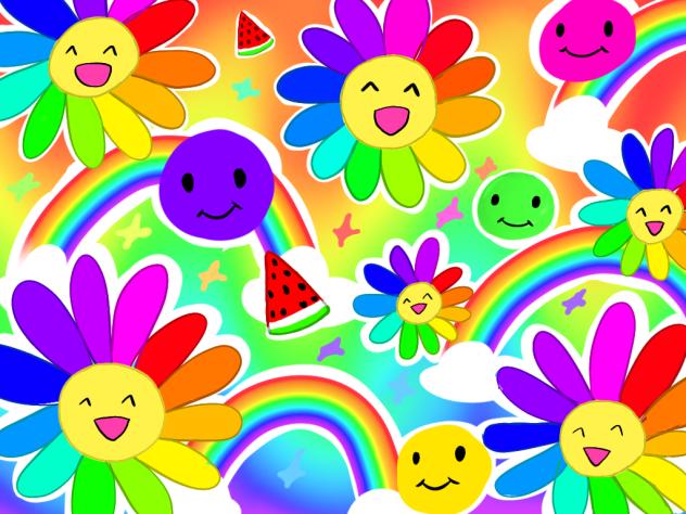 decora and kidcore poster thingy - ibisPaint