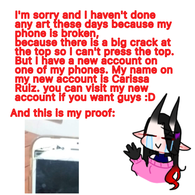 Bye old phone T^T - ibisPaint