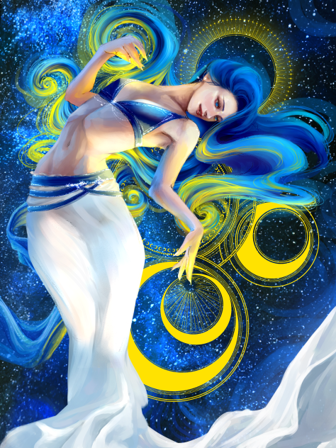 Starry Night Sky - ibisPaint