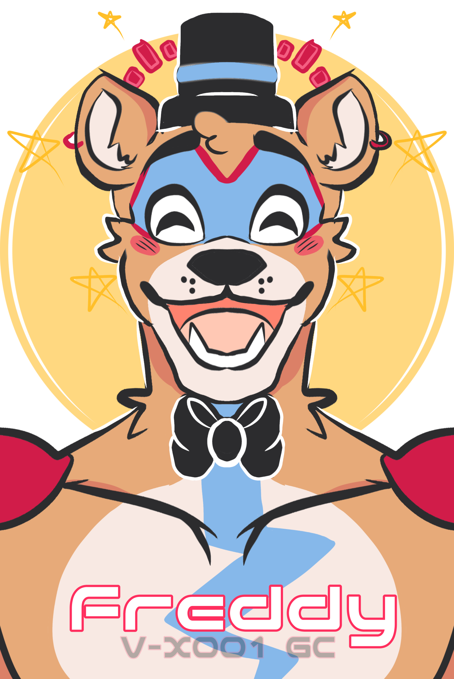 Happy Freddy sticker - ibisPaint