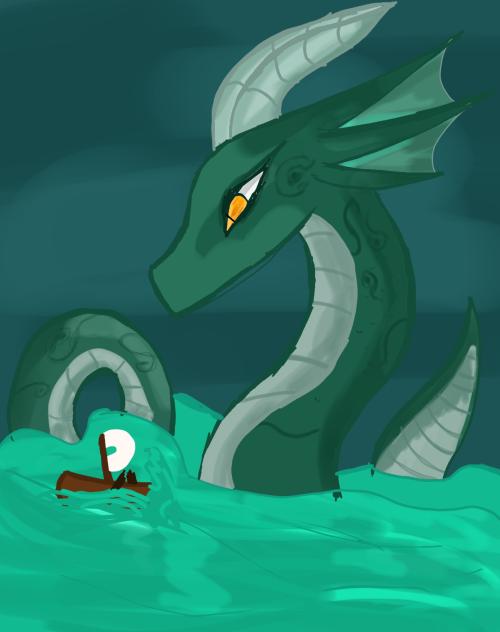 Sea serpent - ibisPaint