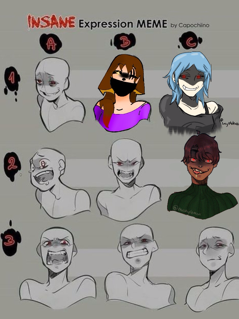 Insane expression collab - ibisPaint