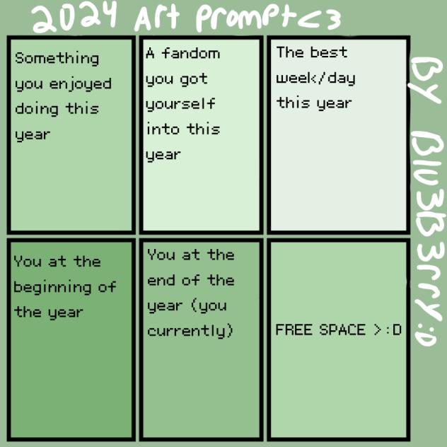 2024 Art Prompts - ibisPaint
