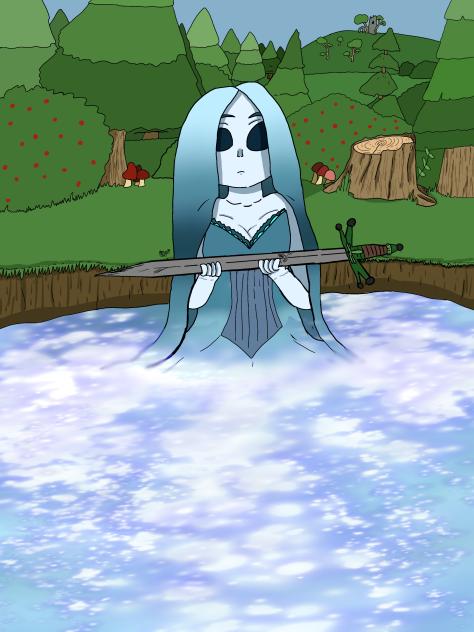 the lady of the lake - ibisPaint