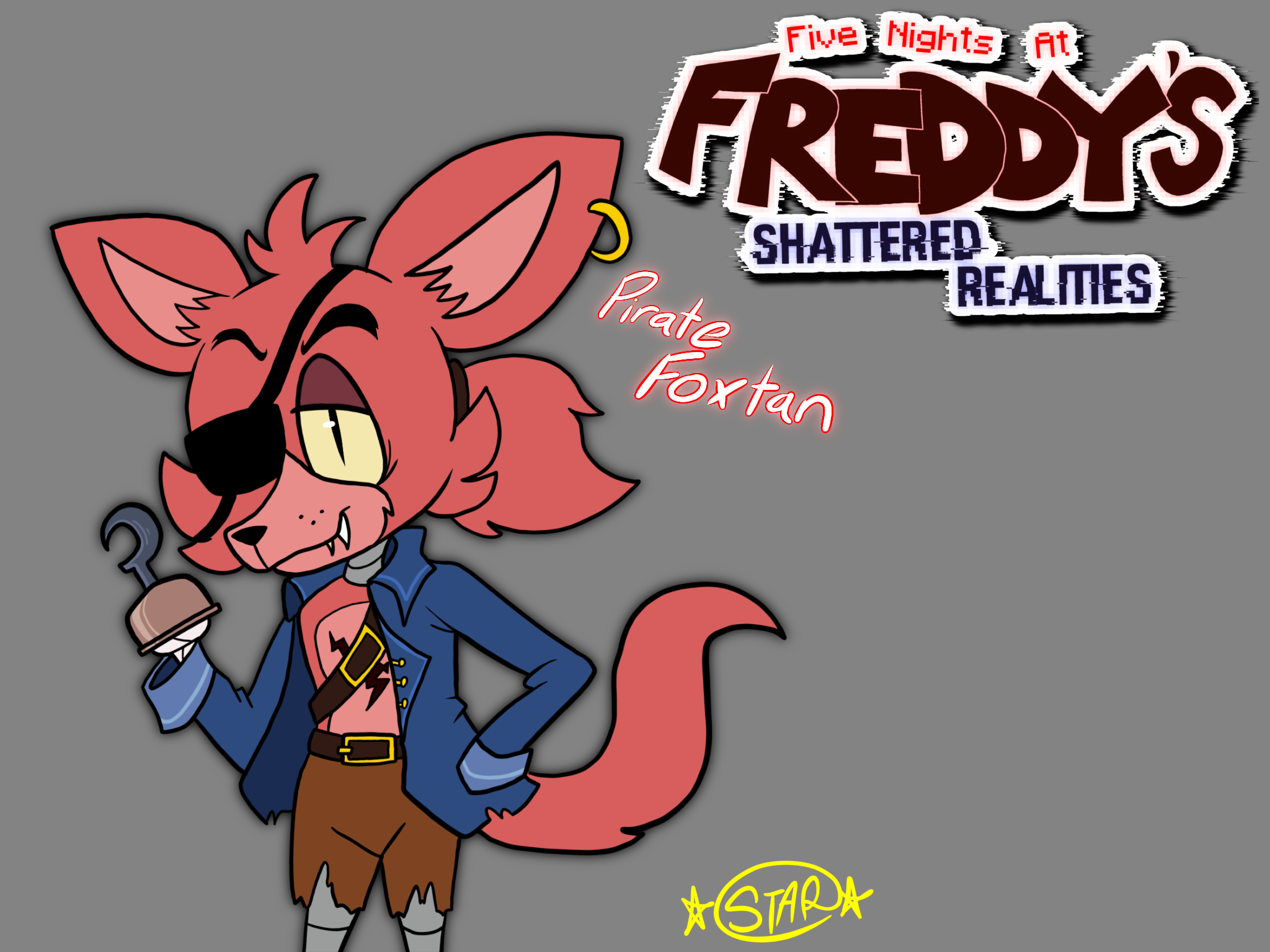 FNAF Shattered realities Foxy - ibisPaint