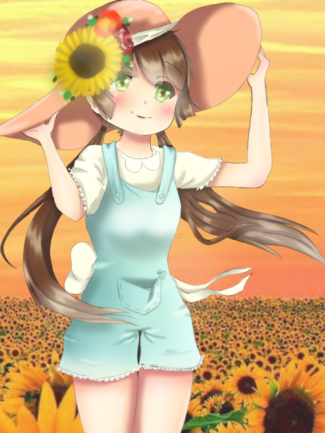 Sunflower Field - ibisPaint
